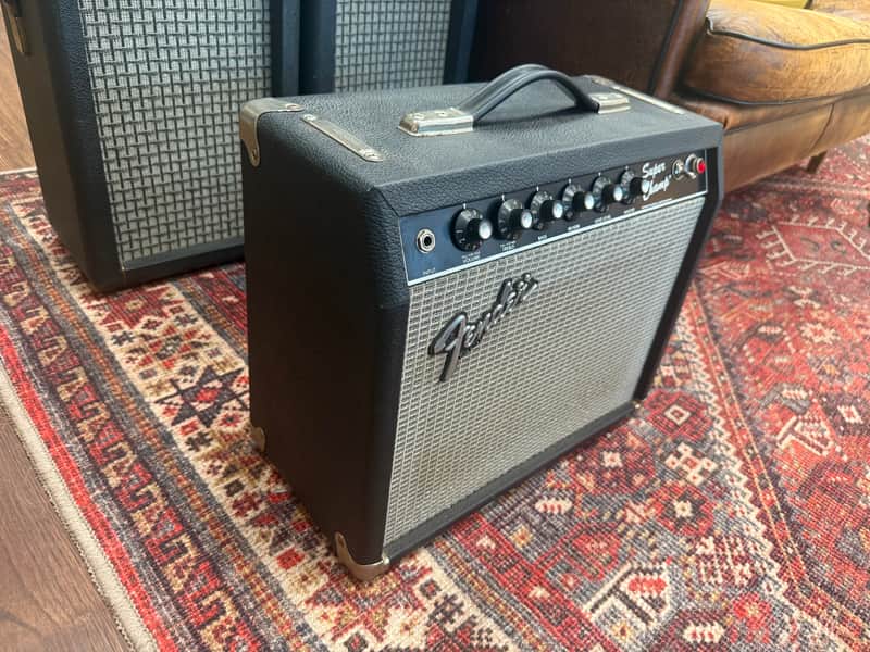 1984 Fender Super Champ EV Version 18-Watt 1x10" Guitar Combo - Black ...